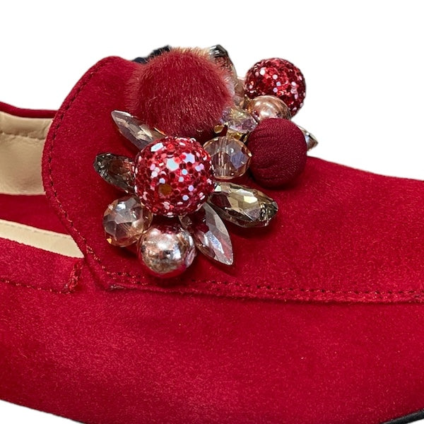 Sasha - Red Suede – E.G.Geller